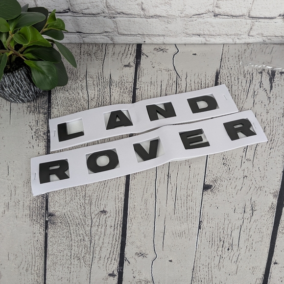 Land Rover | Other | New Matte Black Land Rover Letters | Poshmark